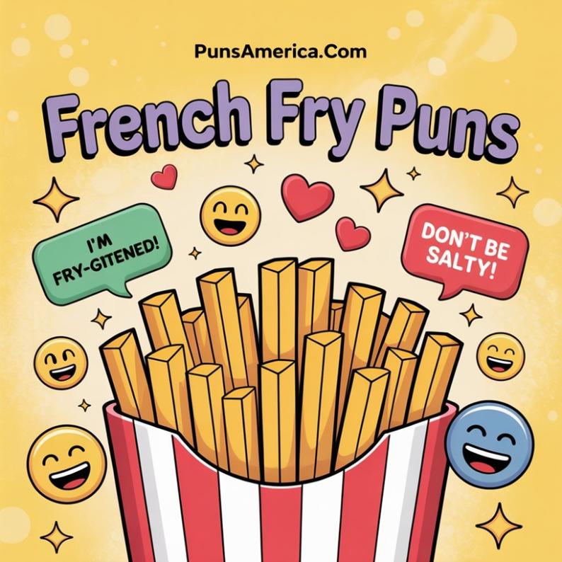 Get Crispy🔥with These 199+ 🍟 French Fry Puns!