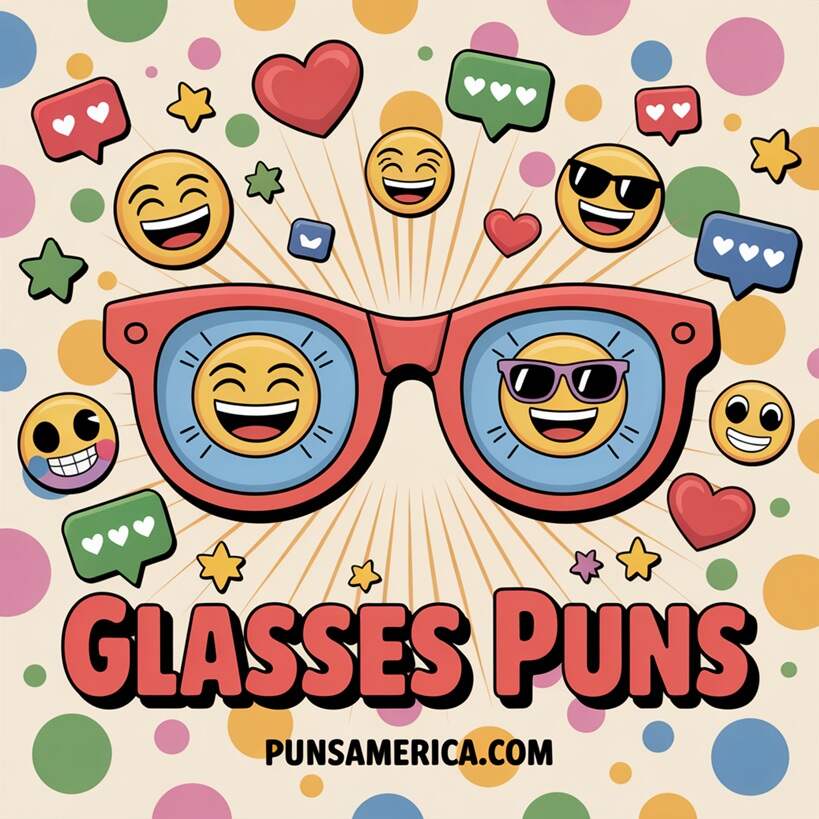 👓199+ Glasses Puns Get a Clear View of the Fun 😂