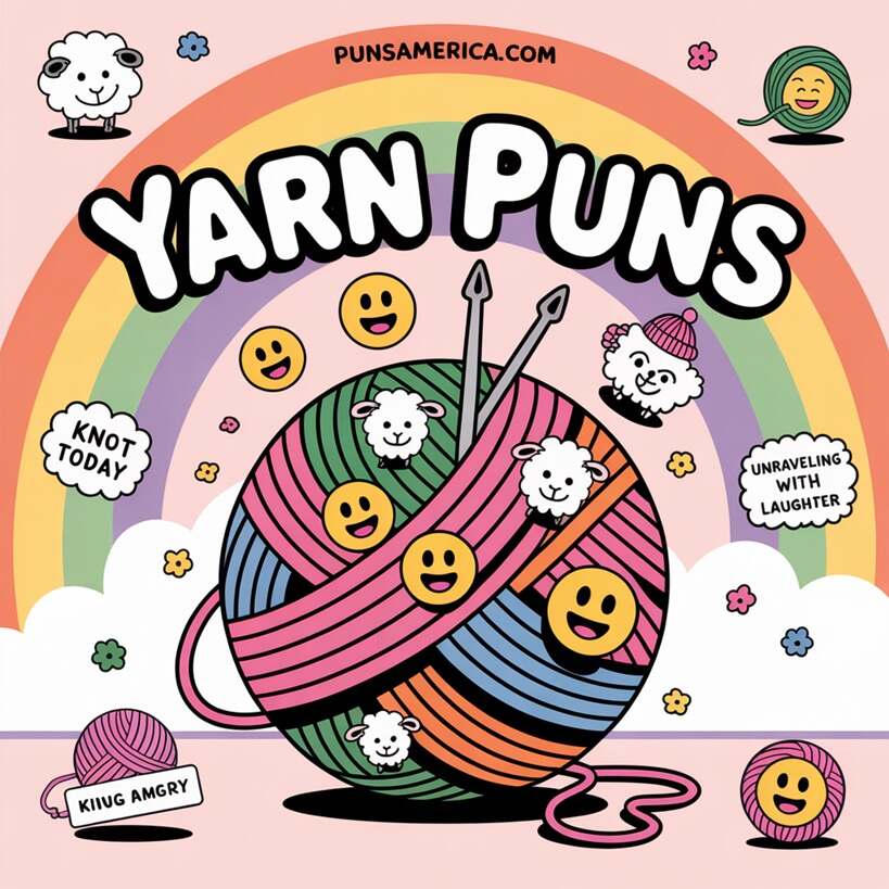199+ Yarn Puns 🧵 That’ll Leave You in Stitches!